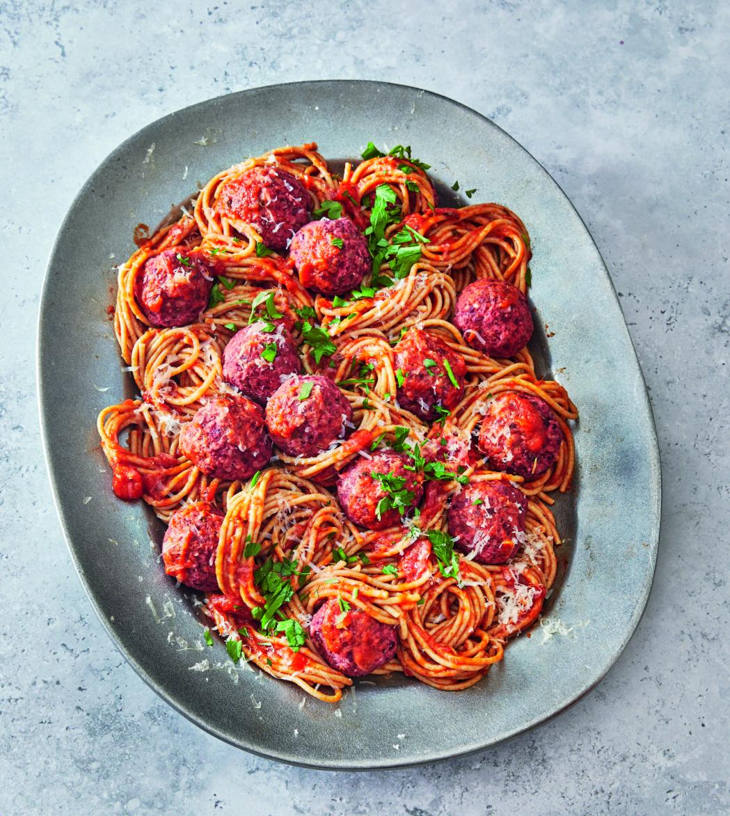 Spaghetti 'N' Beet Balls - 365 Collective